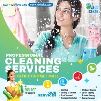 Blue Spring Cleaning Service Advertisement Sample Template | PosterMyWall