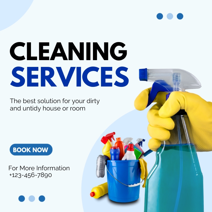 Copy of CLEANING SERVICES COMPANY TEMPLATE | PosterMyWall