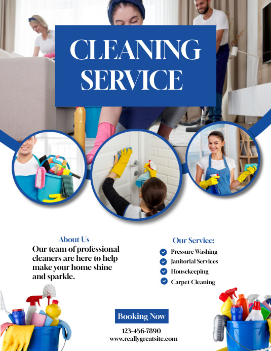 CLEANING SERVICES COMPANY TEMPLATE FLYERS | PosterMyWall
