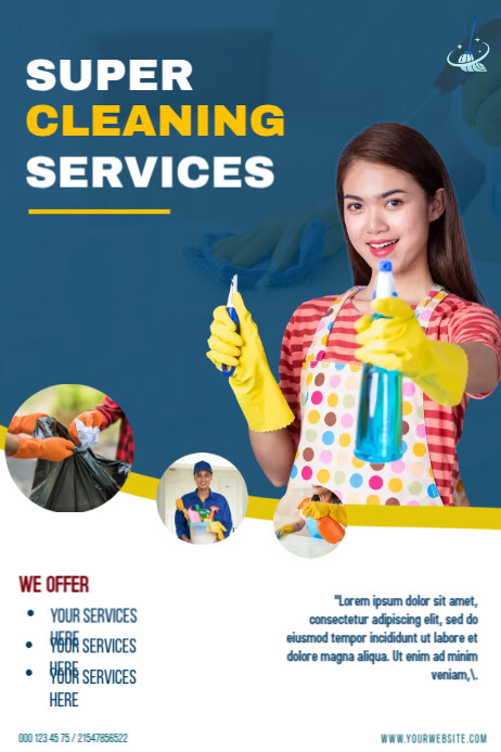 Cleaning Services Template | PosterMyWall