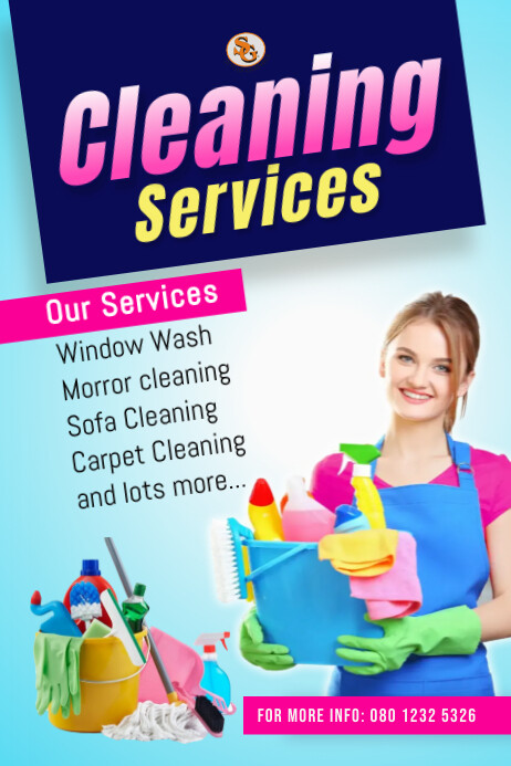 Cleaning services Template | PosterMyWall