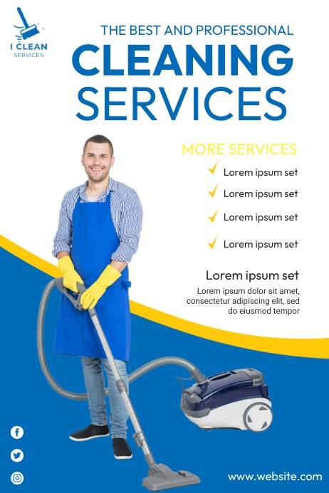 Cleaning Services Template | PosterMyWall
