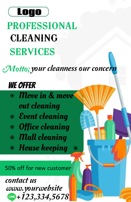 Cleaning services Template | PosterMyWall