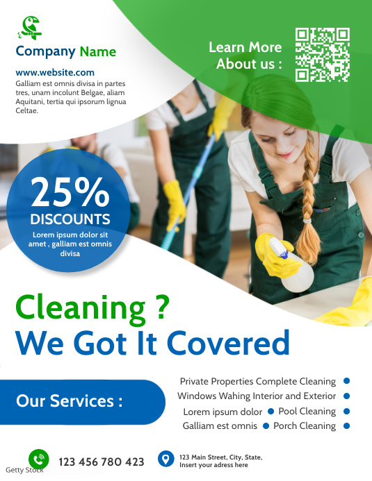 cleaning services flyer advertisement Template | PosterMyWall