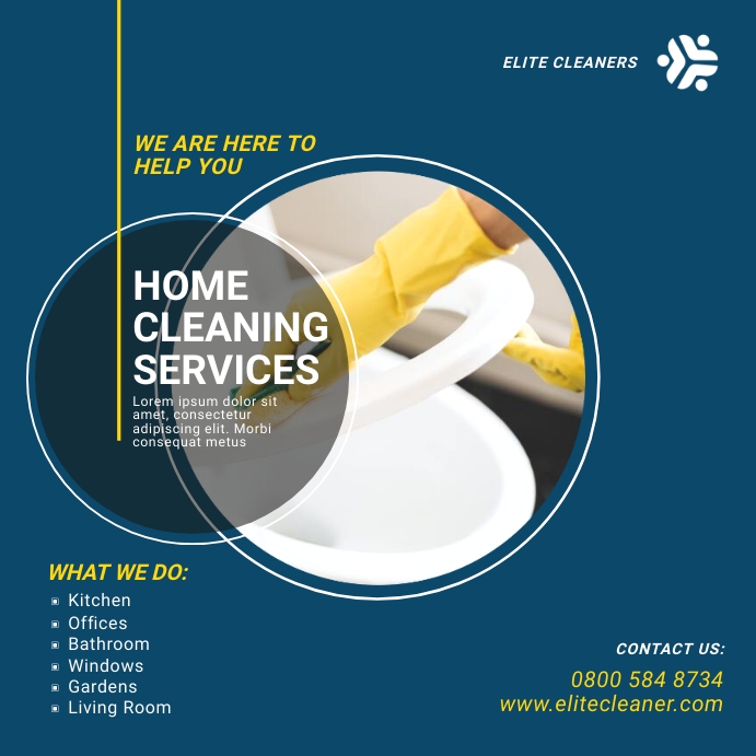 Cleaning services flyer Template | PosterMyWall