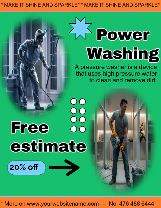 Modèle Cleaning services flyer | PosterMyWall