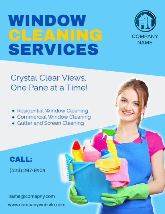 Cleaning Services Flyer Template | PosterMyWall