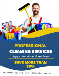 cleaning services poster template | PosterMyWall