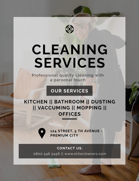 Cleaning services flyer Template | PosterMyWall