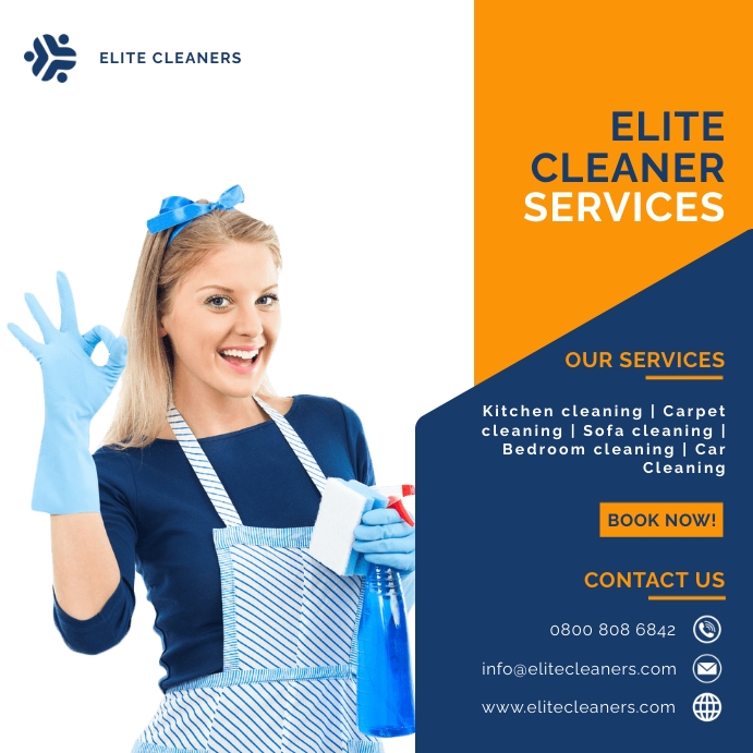 Cleaning services flyer Template | PosterMyWall