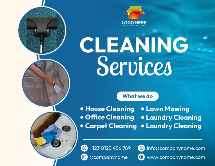 cleaning services flyers Template | PosterMyWall