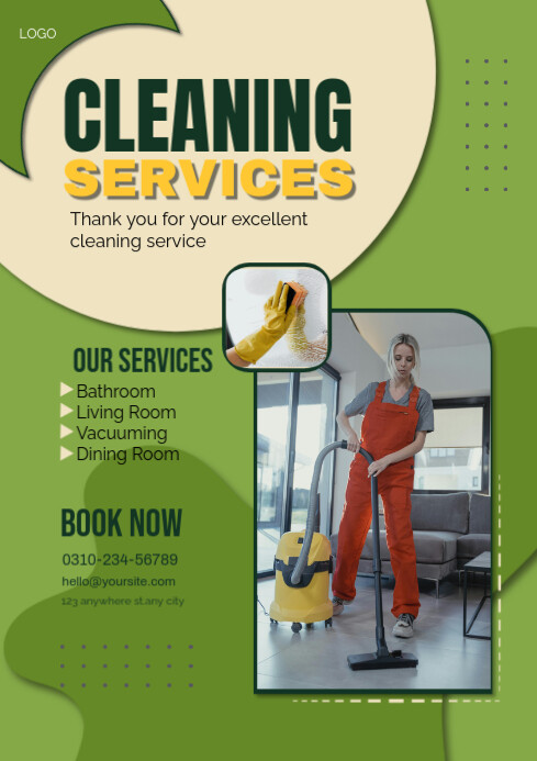 Copy of Cleaning Services Poster A4 | PosterMyWall