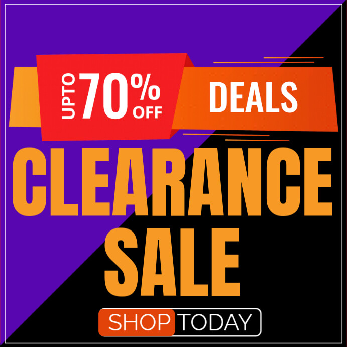 clearance sale flyer Template | PosterMyWall