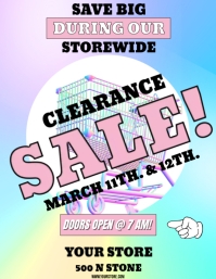 Clearance Sale Flyer Template | PosterMyWall