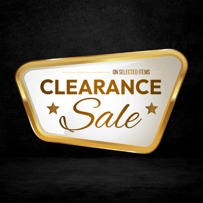 Copy of Clearance Sale Logo | PosterMyWall