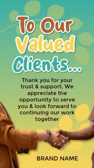 Client Appreciation Template | PosterMyWall