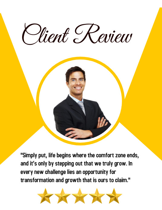 Client Review Templat | PosterMyWall