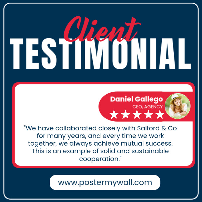 Client Review Or Customer Feedback Instagram Post Template | PosterMyWall