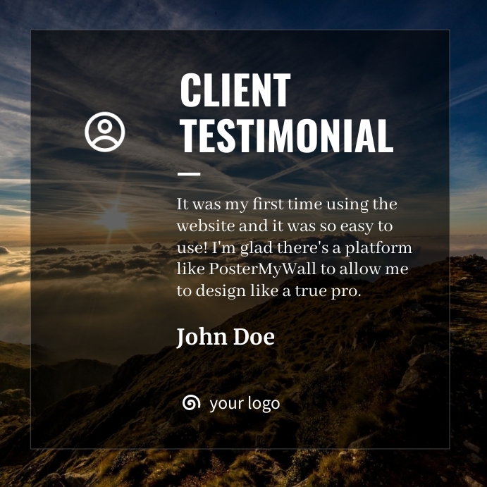 Client testimonials. Nature through a glass | PosterMyWall
