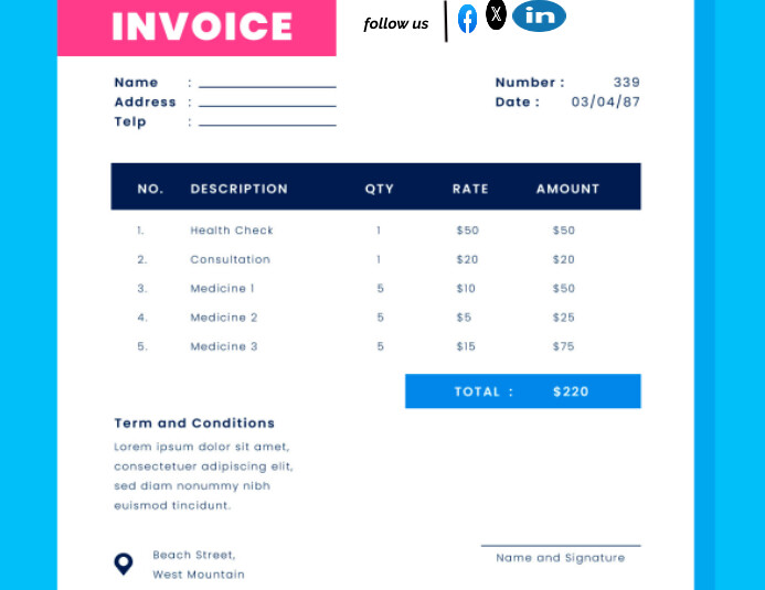 Clients order form Template | PosterMyWall