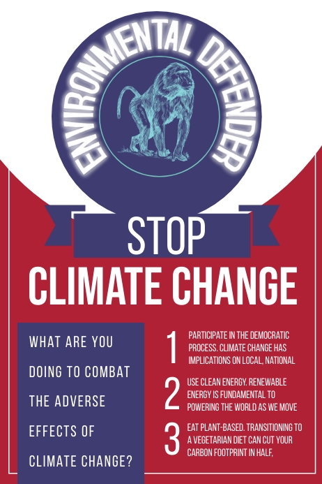 CLIMATE CHANGE CAMPAIGN Template | PosterMyWall