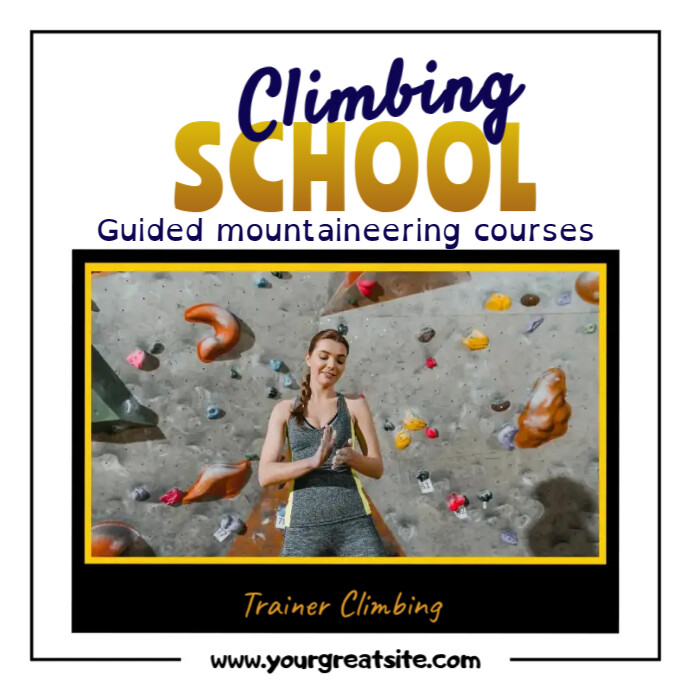 Climbing School Template | PosterMyWall