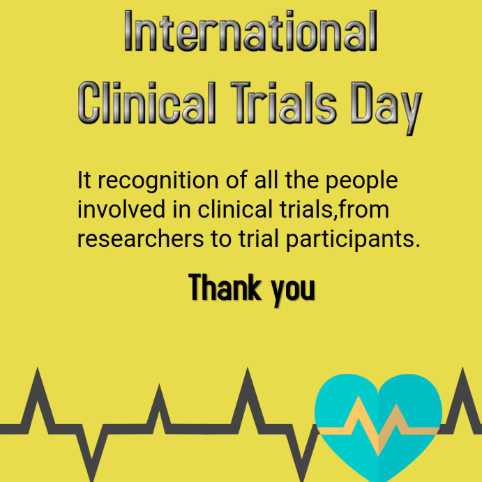 Clinical trial day Template | PosterMyWall