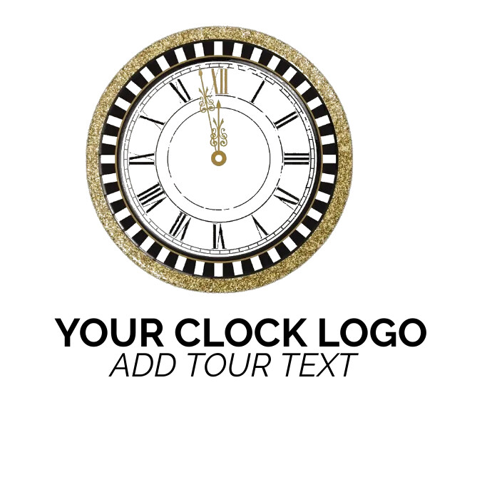 CLOCK LOGO Template | PosterMyWall