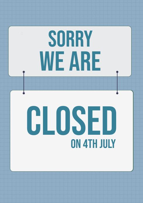 Closed Template | PosterMyWall