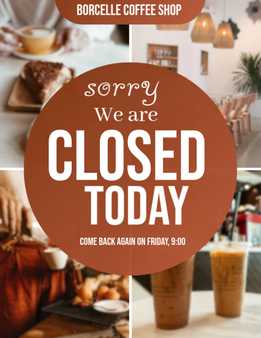 Closed Template | PosterMyWall