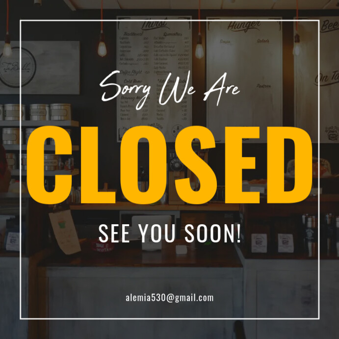 closed Template | PosterMyWall