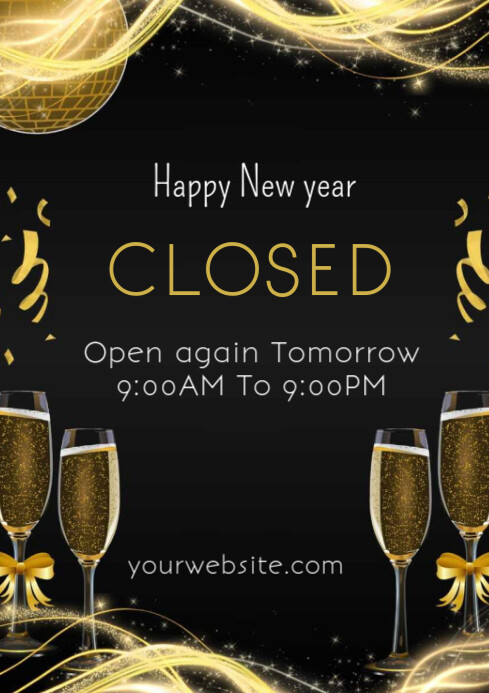 Closed Template | PosterMyWall