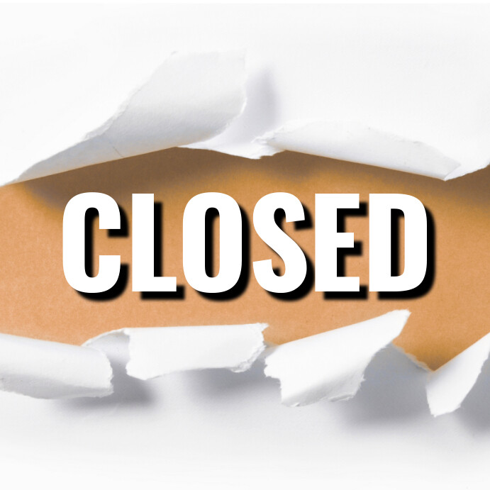 Closed Template | PosterMyWall