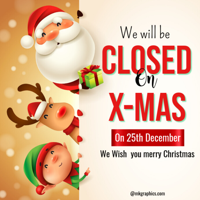 Closed Template | PosterMyWall