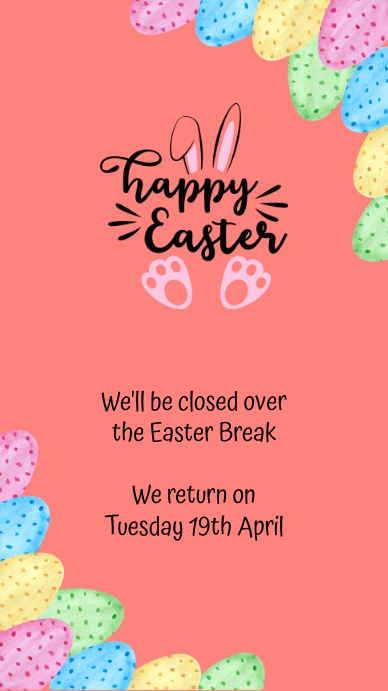 Copy of closed for easter | PosterMyWall