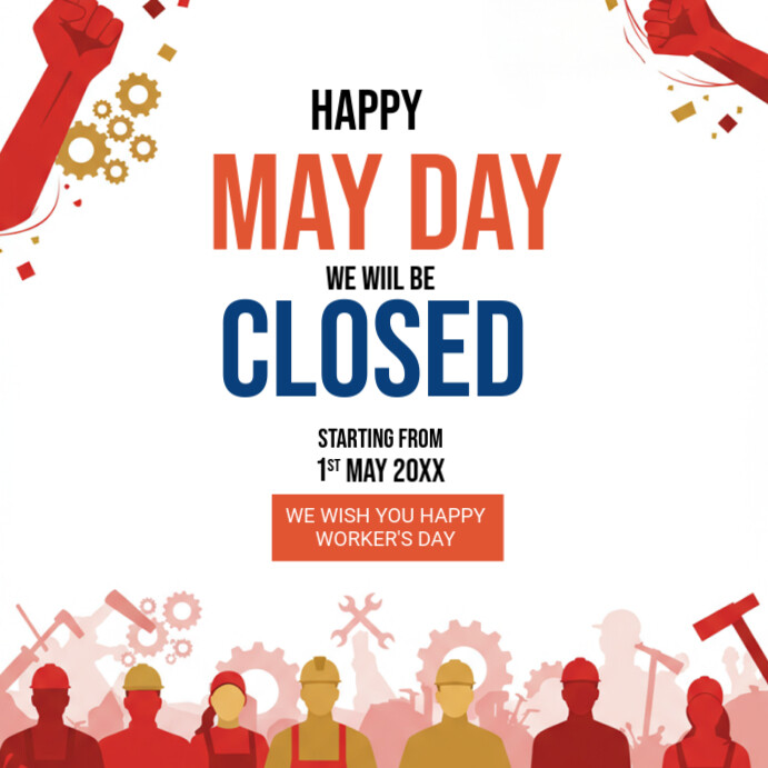 Closed for Labour Day Template | PosterMyWall