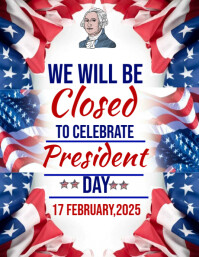 Happy President Day of USA 2025 Template | PosterMyWall