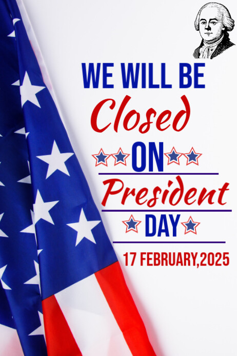 Copy of Closed for president day template 2025 | PosterMyWall