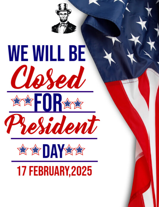 Copy of Closed for president day template 2025 | PosterMyWall
