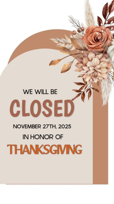 Closed For Thanksgiving Day Celebration Template | PosterMyWall