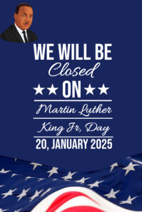 MLK Martin Luther King Jr Day Poster 2025 Template | PosterMyWall