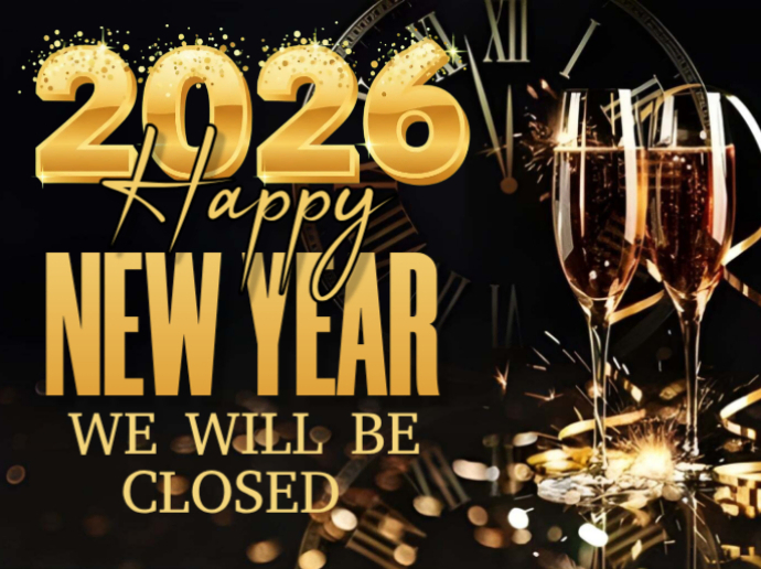 closed new year 2026 Template | PosterMyWall