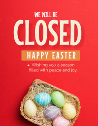 closed for easter Template | PosterMyWall