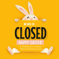 closed on easter Template | PosterMyWall