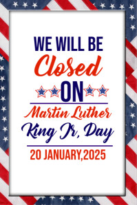 MLK Martin Luther King Jr Day Poster 2025 Template | PosterMyWall