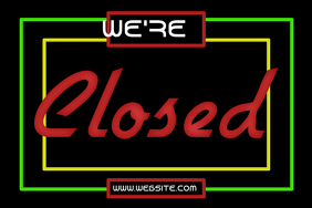 Closed Template | PosterMyWall