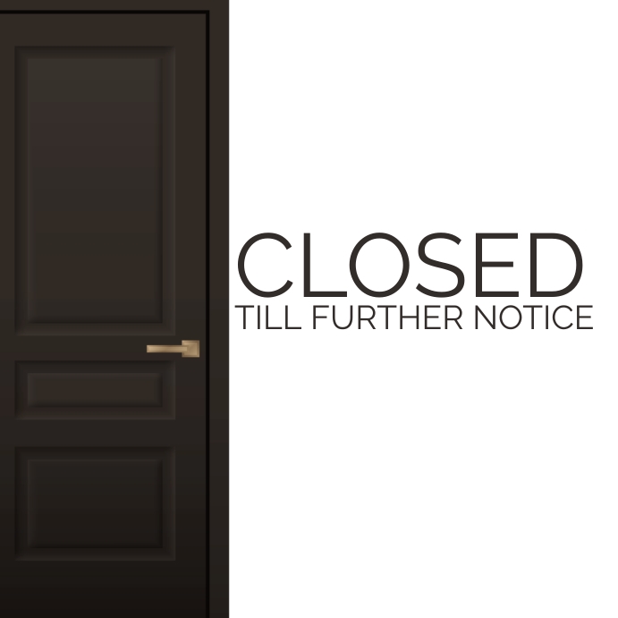 closed template | PosterMyWall