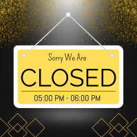 Closed posts template | PosterMyWall