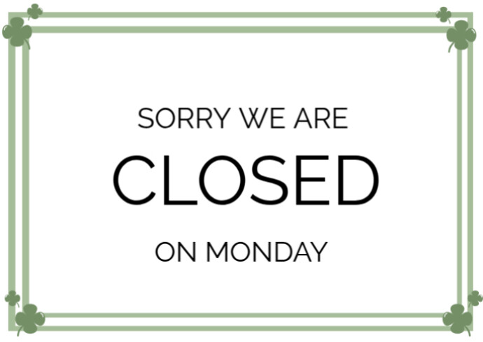 Closed until further notice Template | PosterMyWall