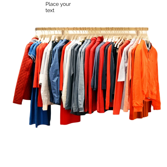 Clothes advert poster design template | PosterMyWall